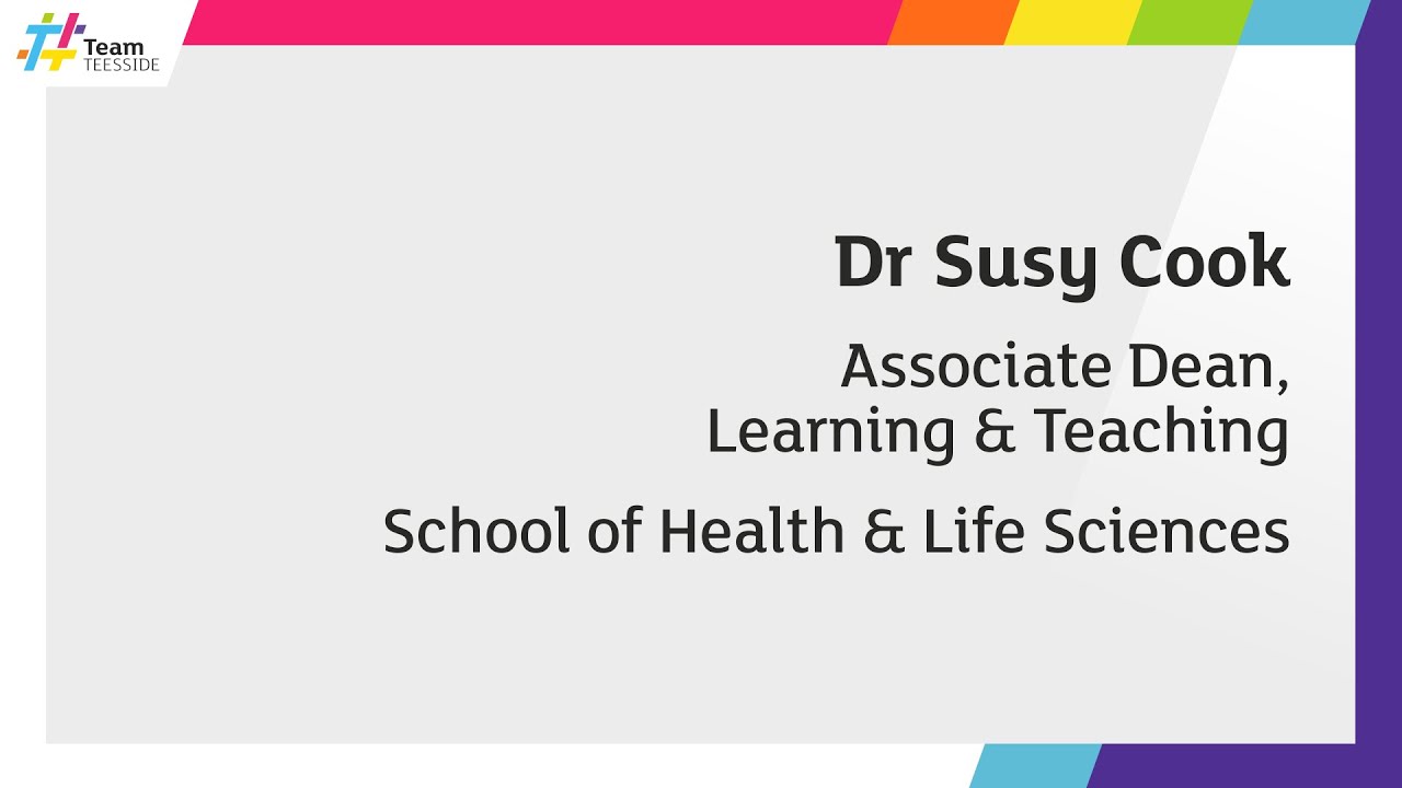 Dr Susy Cook, Associate Dean (Learning & Teaching) - YouTube