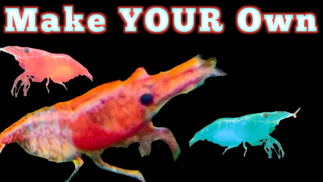 Make YOUR Own Red Rili Shrimp Line - I Mixed Different Colors of Shrimp ...