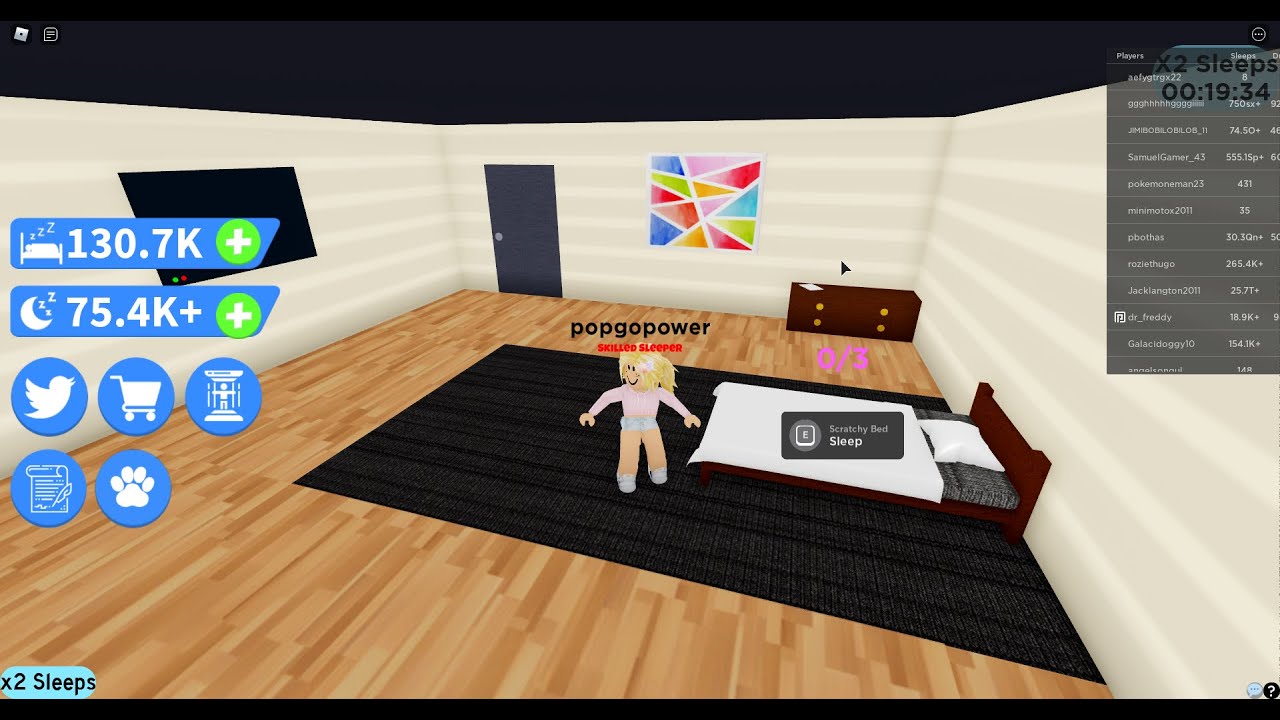 Codes for sleeping sim - YouTube