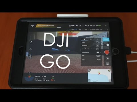 DJI GO APP WALK-THROUGH - YouTube