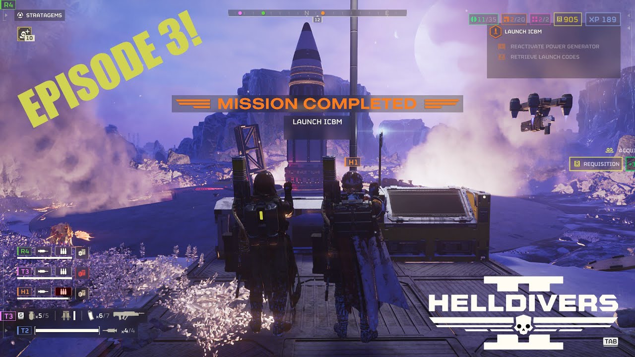 FOR DEMOCRACY! - HELLDIVERS 2 -EPISODE 3 - YouTube