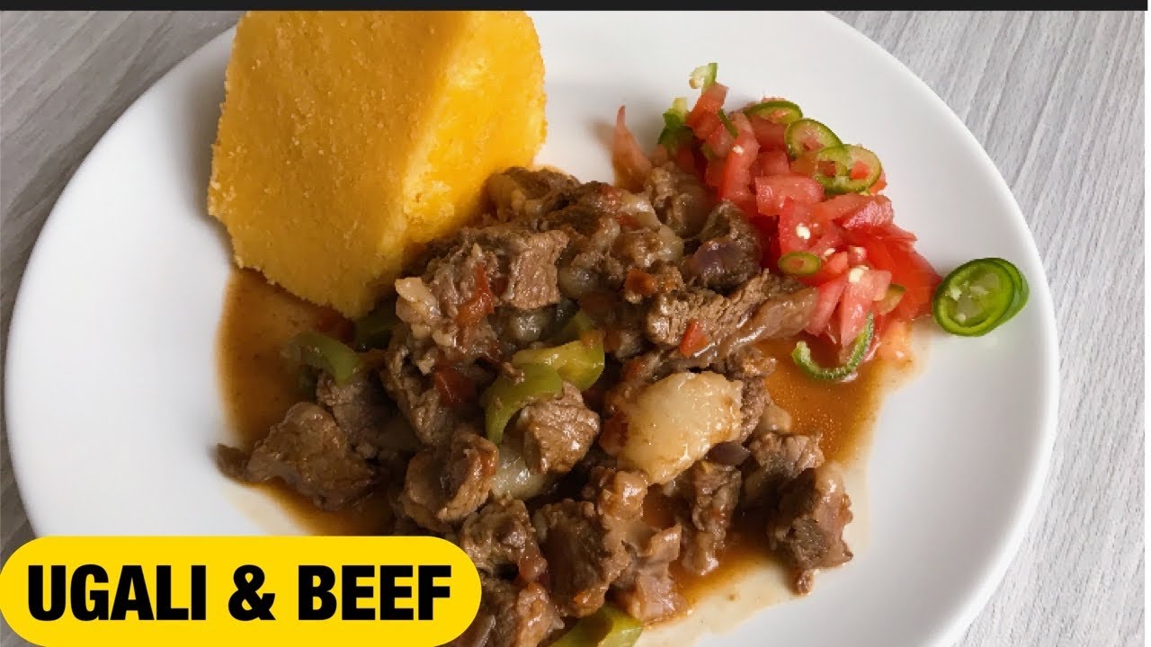 HOW TO COOK UGALI AND BEEF FOR LUNCH. Kenyan food - YouTube