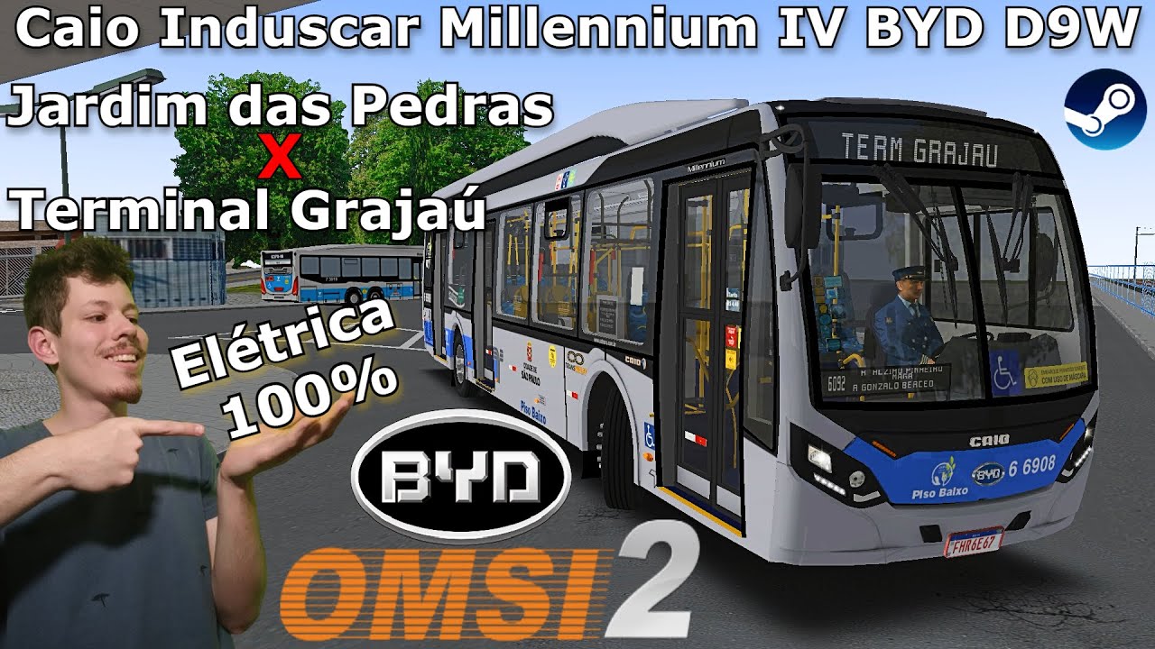 Omsi 2 (BYD D9W) no PC Gamer - YouTube em Libras. - YouTube