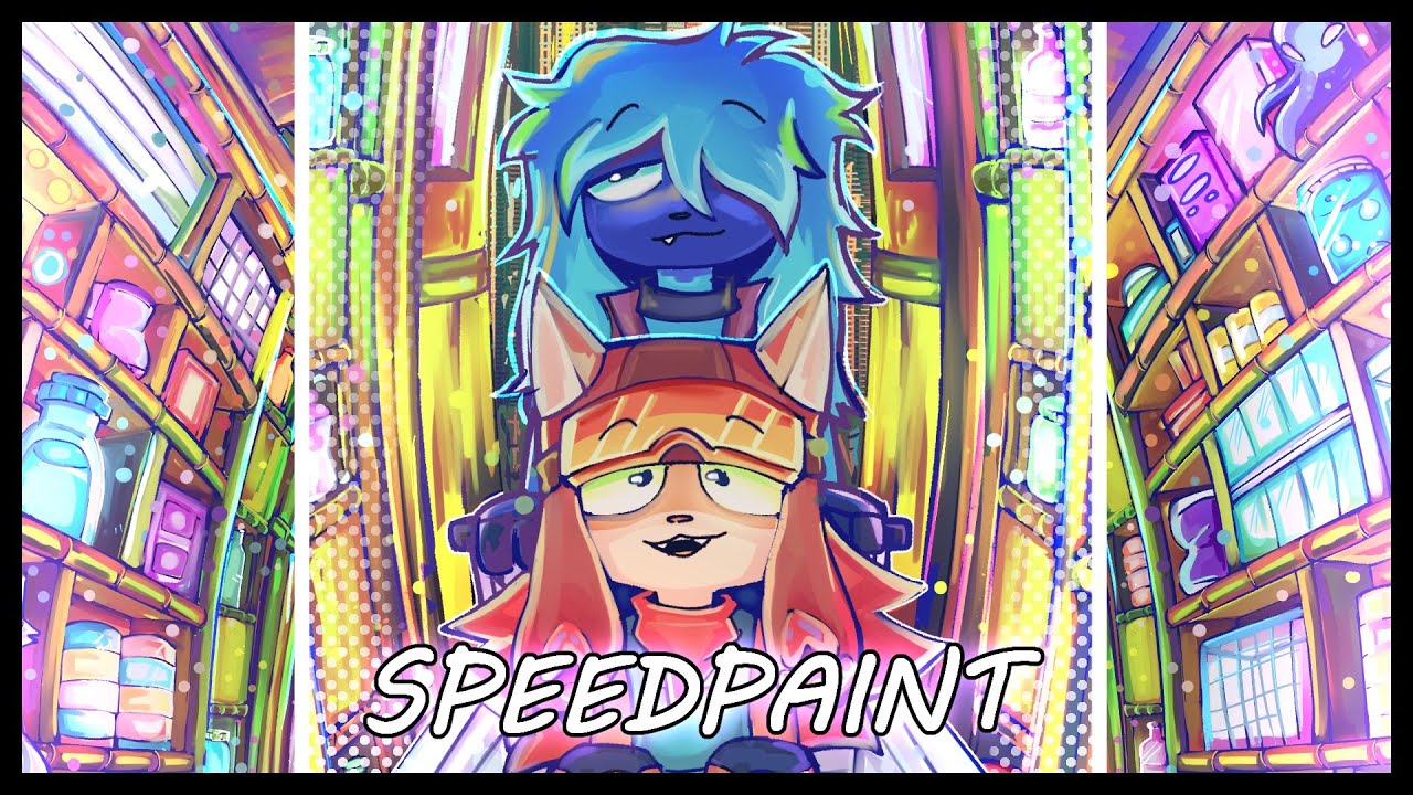 OC SPEEDPAINT // Portfolio Work - YouTube