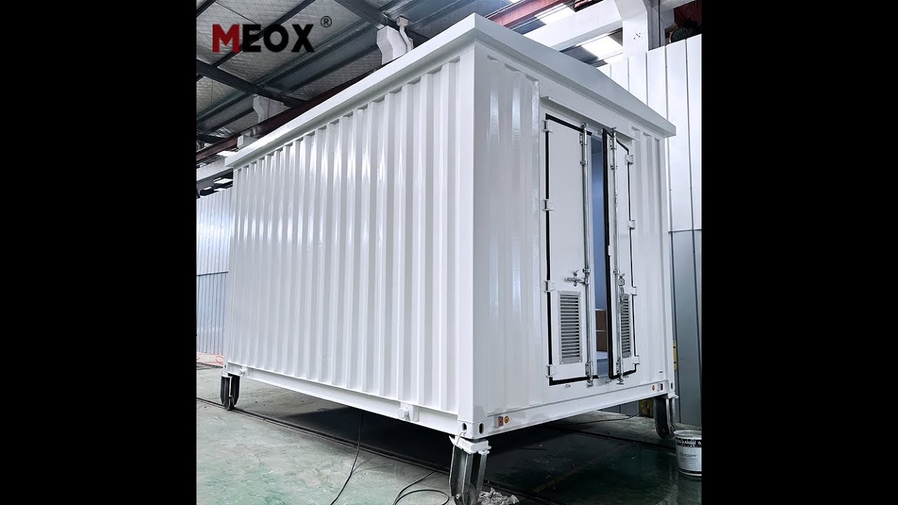 Prefabricated cabin for secondary power equipment - YouTube