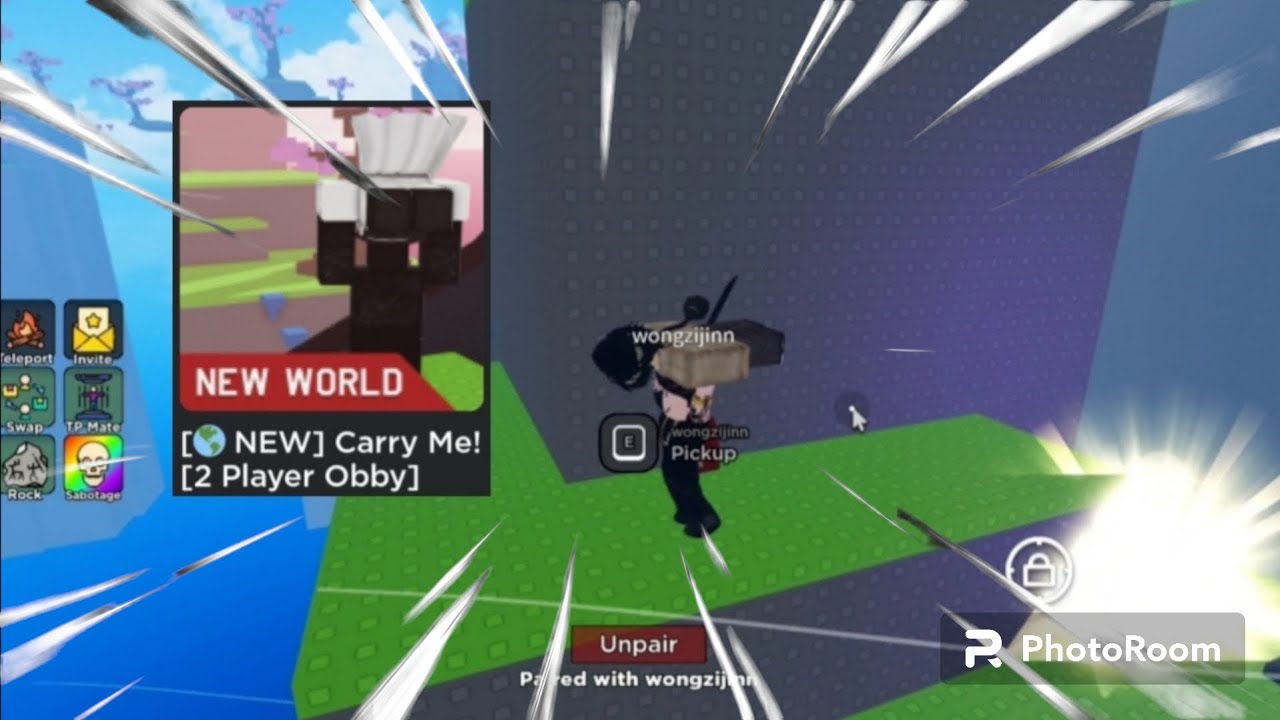 CARRY ME! [NEW WORLD] | ROBLOX - YouTube