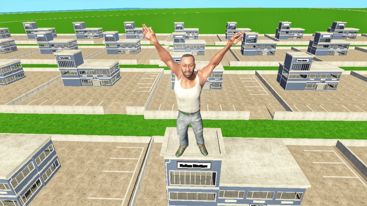 Franklin Stuck In New Police Station Matrix in Indian Bike Driving 3D ...