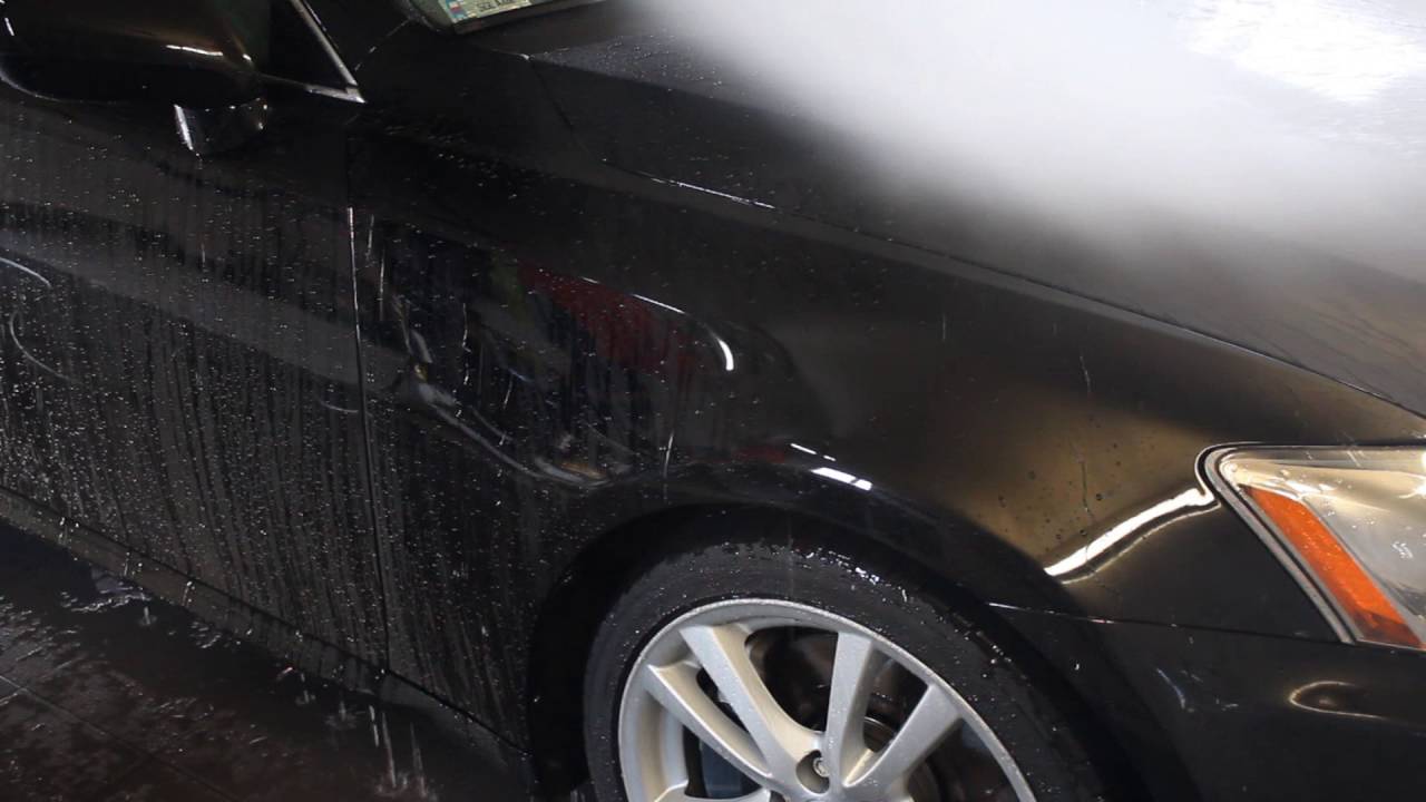 Lexus IS350 and Dodo Juice Infinity sheeting - YouTube
