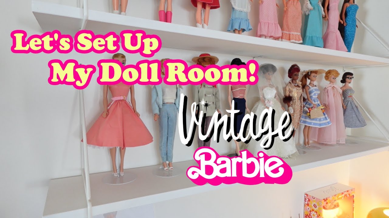 Setting Up My Doll Room (Vintage Barbie Collector) - YouTube