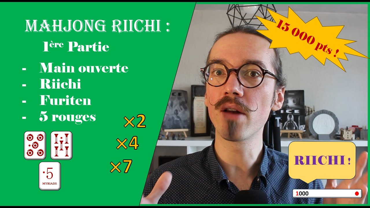 Mahjong Riichi - Tutoriel n°2 : niveau débutant - YouTube