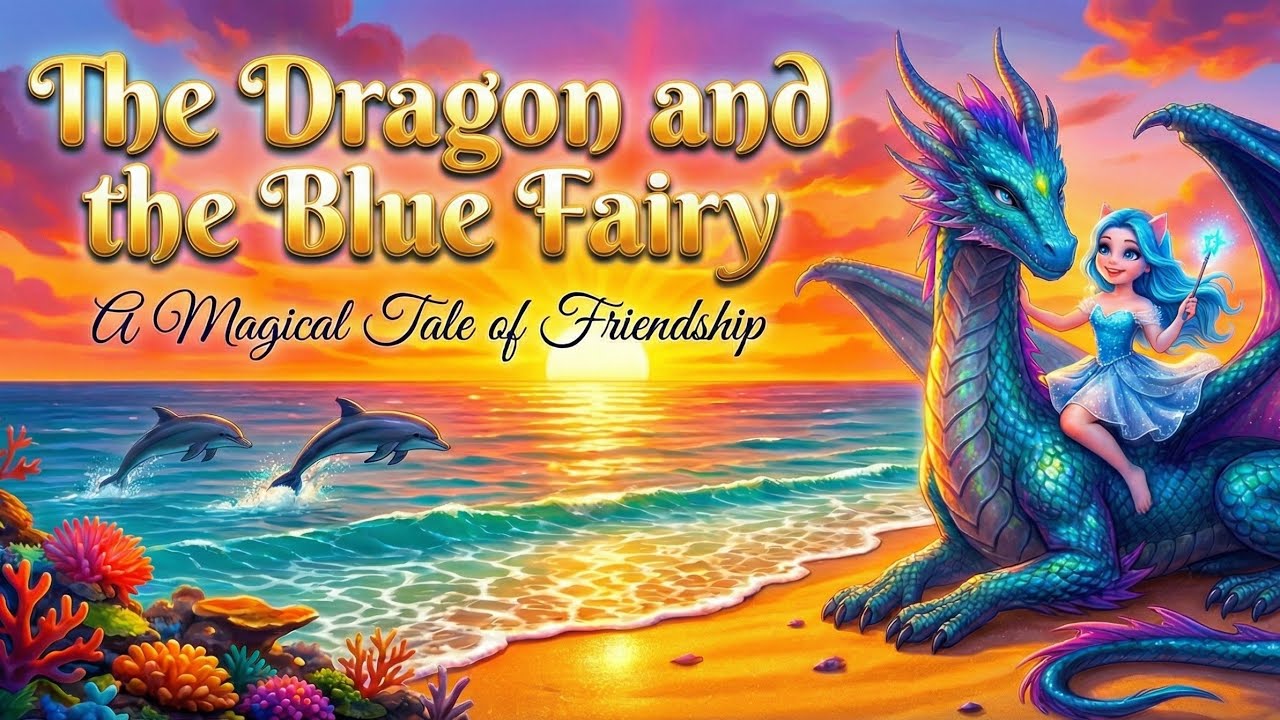 The Dragon and the Blue Fairy 🧚🐉 A Magical Tale of Friendship (Fantasy ...