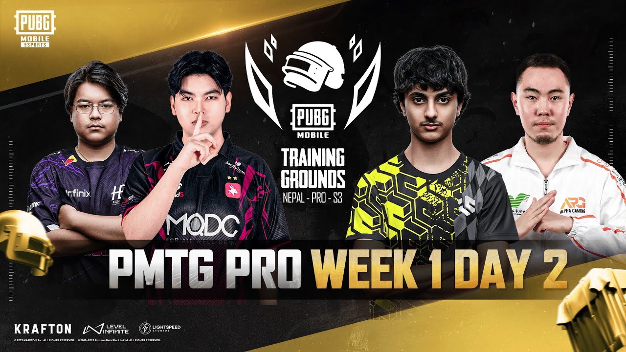 PUBG MOBILE TRAINING GROUNDS PRO - SEASON 3 - Week 1 Day 2 - LIVE - YouTube