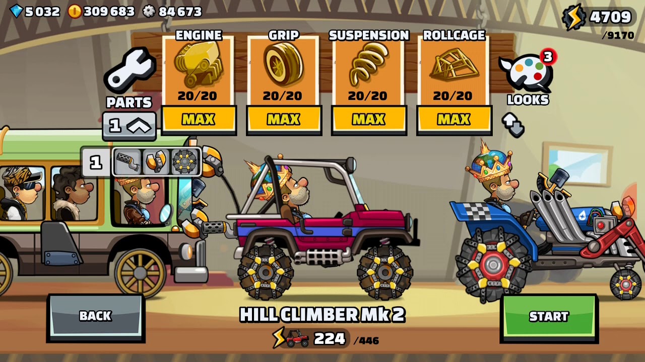 HCR 2 hillclimber mk2 Racer Glacier - YouTube