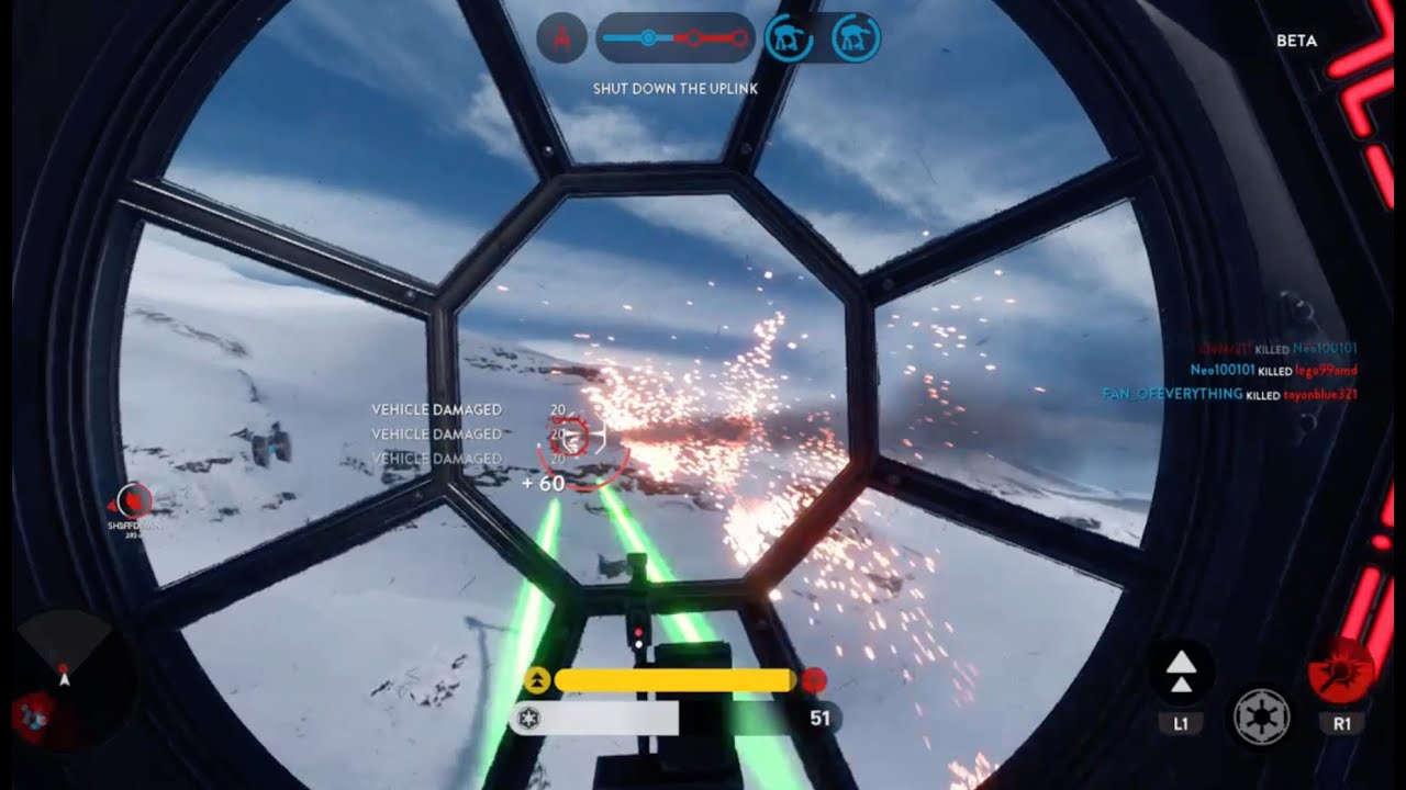 Tie fighter cockpit view - giantsos