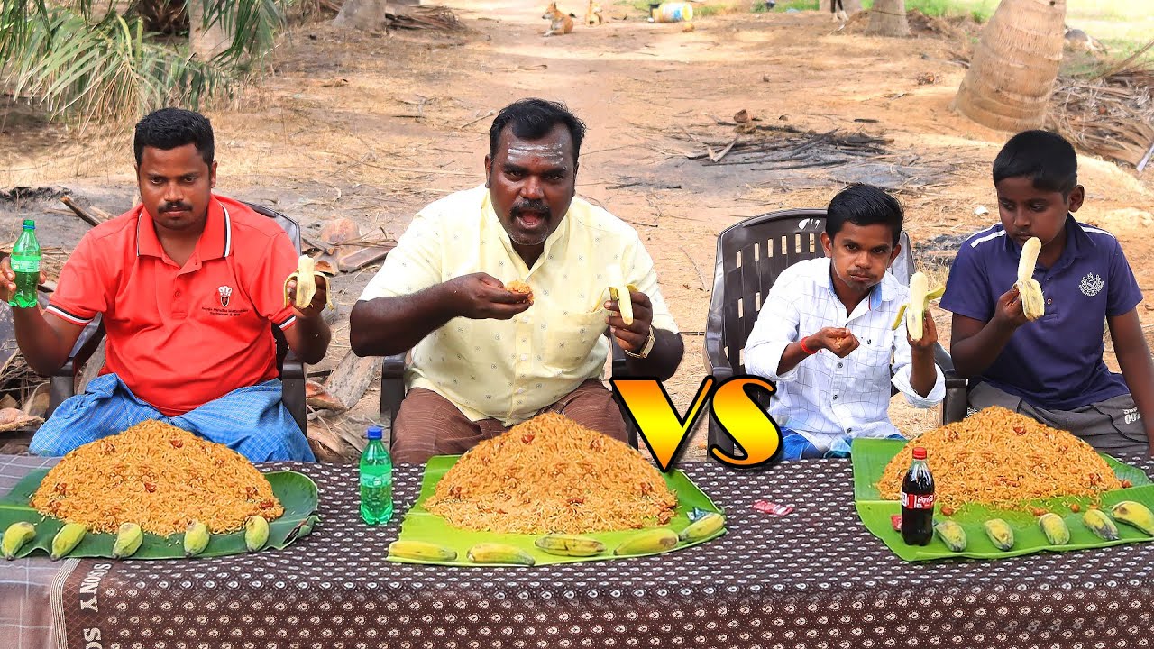 6KG CHICKEN FRIED RICE EATING CHALLENGE | EATING COMPETITION | Banana ...