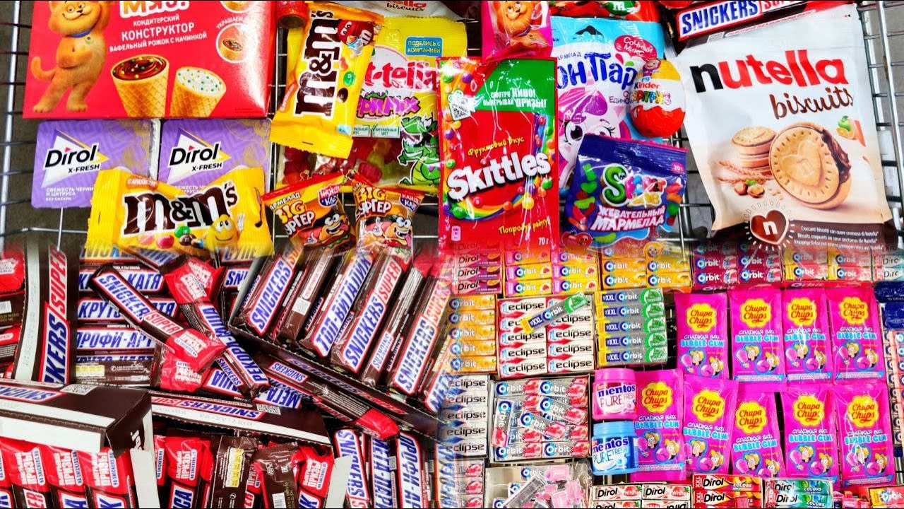 Chocolate Restock With Me 777 🍫 | A Lot of Candy ASMR Shopping 🍬 ...