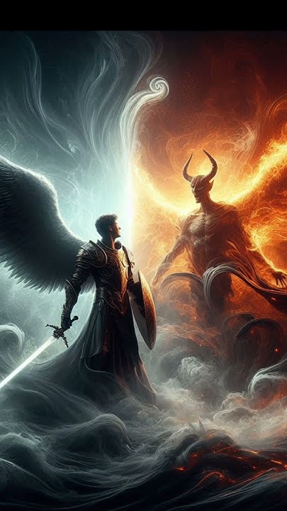 Michael vs Lucifer: The Divine Confrontation #angel #bible #inspiration #god - YouTube