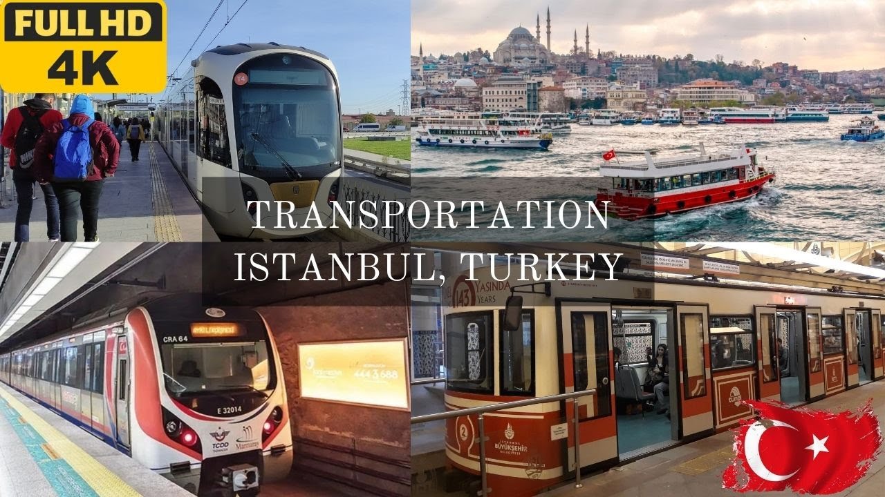 Public transportation in Istanbul, Turkey 🇹🇷 (4K walking tour) - YouTube