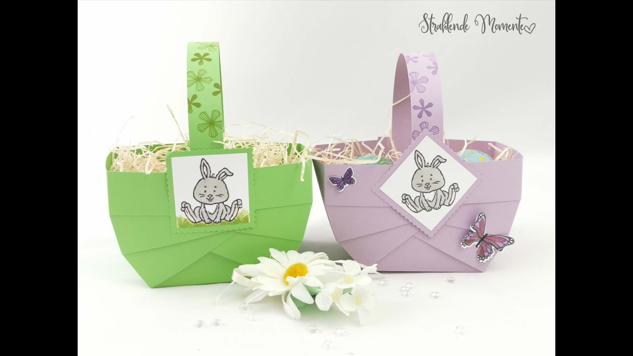 *READY für Ostern* Anleitung zum Osterkorb basteln - auch für Kinder ...