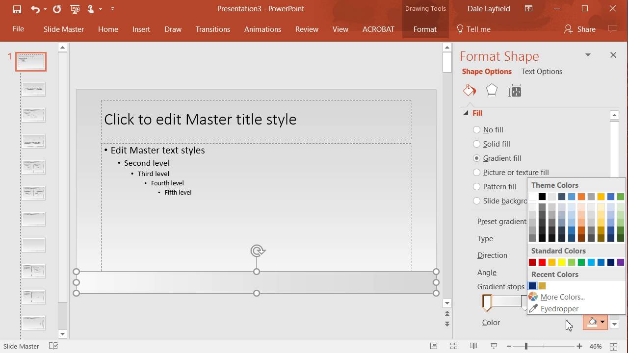 Creating the PowerPoint Template: Bottom Images - YouTube