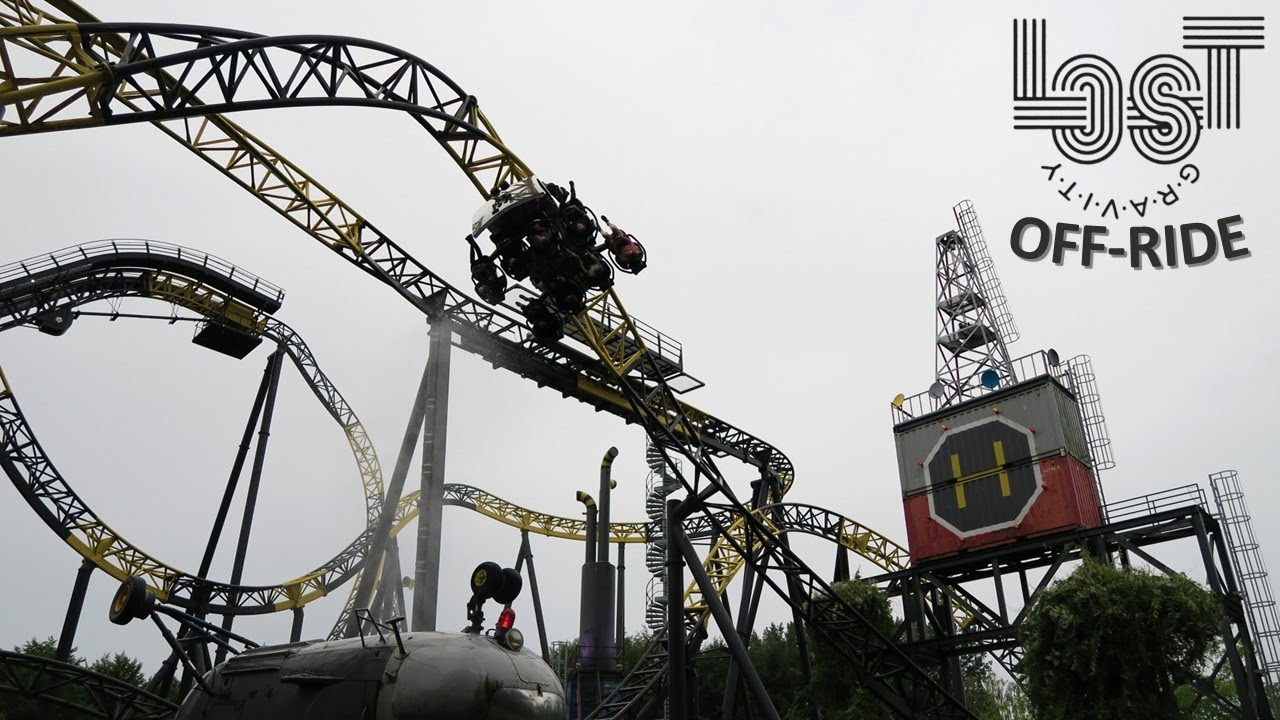 Lost Gravity Off-Ride Footage (60FPS, 2022), Walibi Holland Mack Big ...