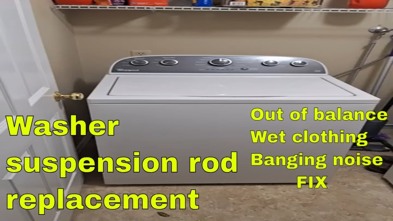 FIX Your Washer's Broken Suspension Rod NOW! #goldhunter137 - YouTube