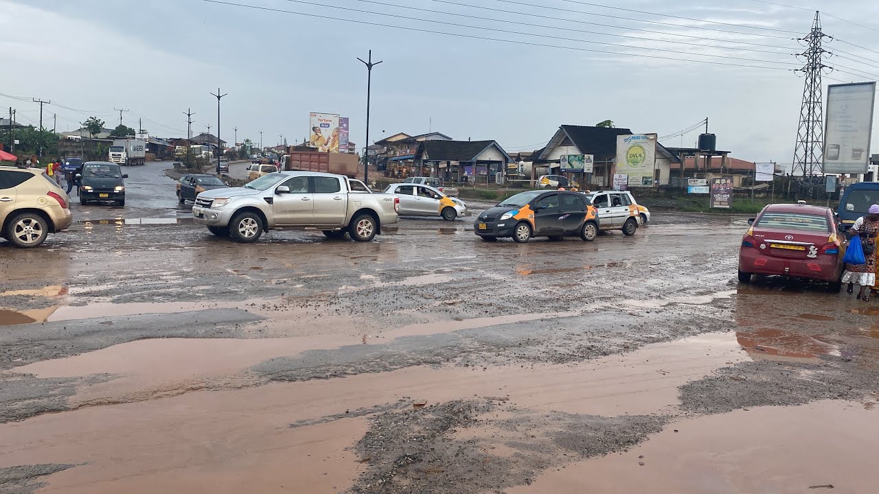 Current Update On The Takoradi - Apremdo - Tarkwa Road Expansion - YouTube