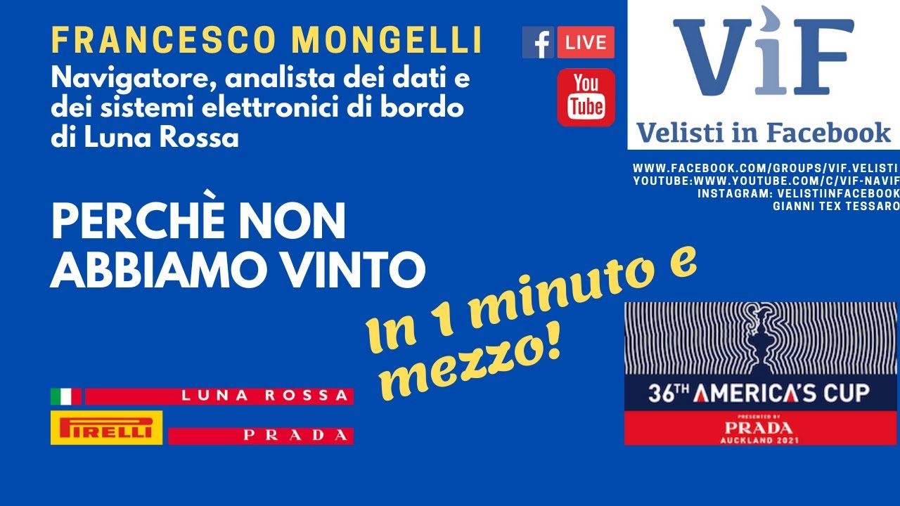 Perchè non abbiamo vinto l'America's Cup - Francesco Mongelli - YouTube