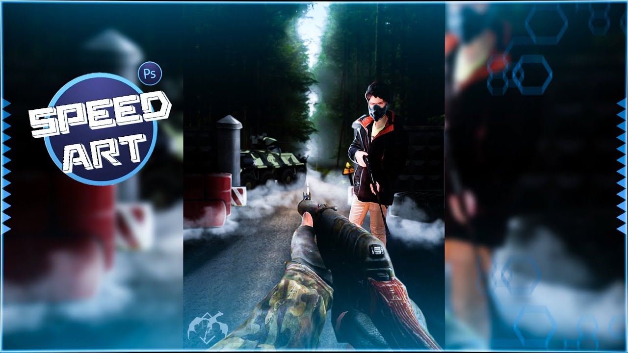 Speed Art Photoshop | Stalker (REMAKE) - YouTube