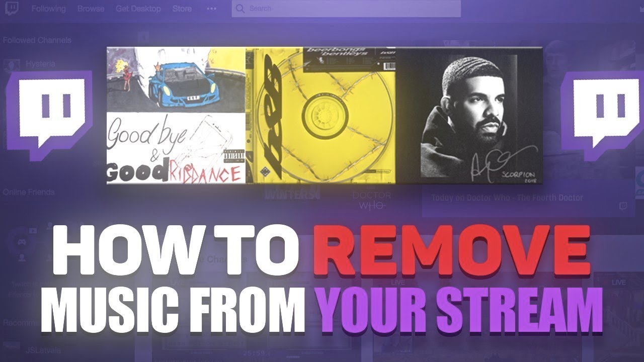 HOW TO REMOVE MUSIC FROM YOUR TWITCH STREAMS! HOW TO BE A SUCCESSFUL ...