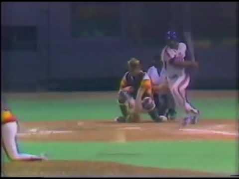 NYM@HOU: George Foster’s RBI infield single gives the #Mets a 9-1 lead (1985) - YouTube