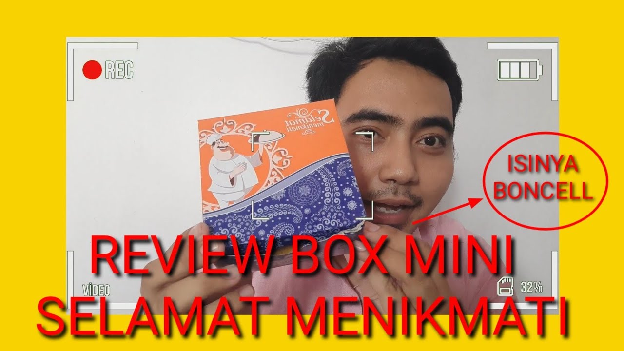 Review BOX MINI Selamat Menikmati || ternyata isinya boncel lucu - YouTube