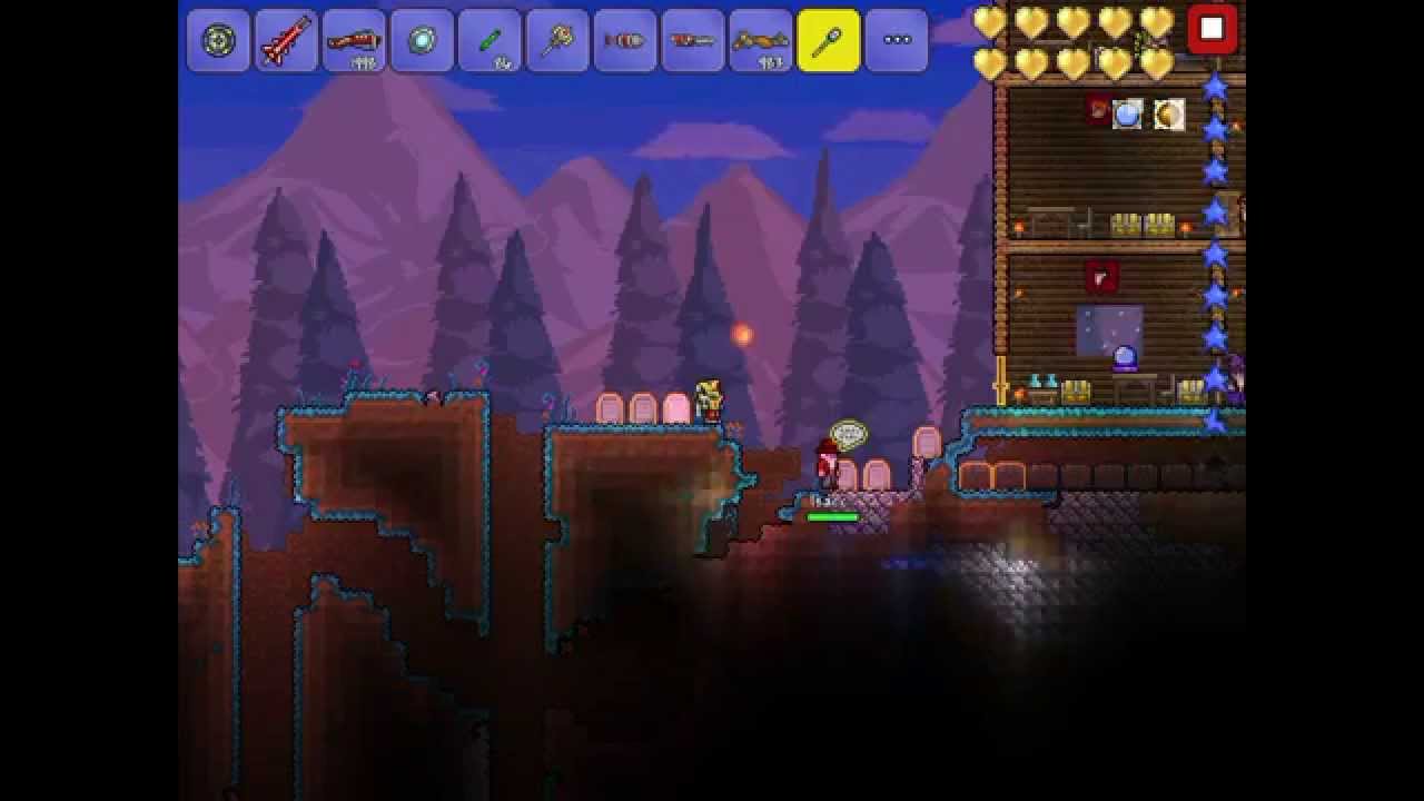 Terraria IOS | Rainbow Rod? | i dont see a rainbow... - YouTube