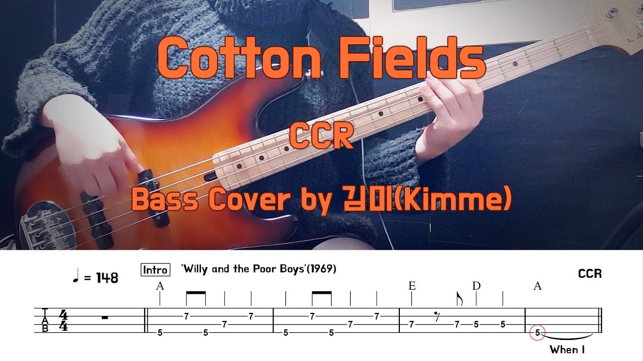 Cotton Fields_CCR Bass Cover - YouTube
