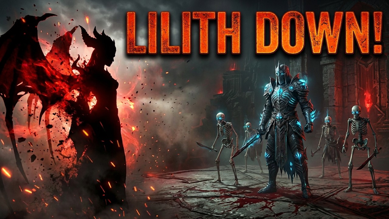 D4: Uber Lilith Season 4 Diablo 4 minion necromancer - YouTube