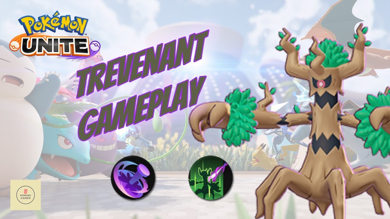 Curse And Pain Split Build! - Trevenant Gameplay | Pokemon Unite - YouTube