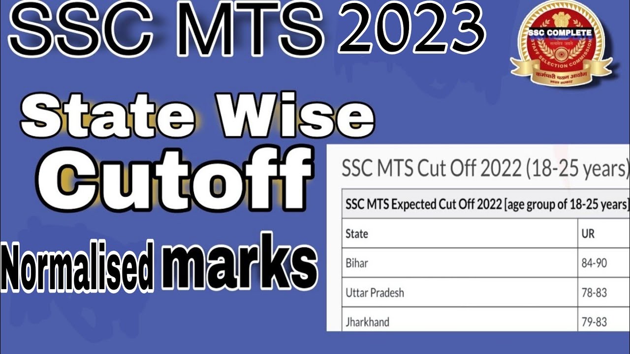 SSC MTS 2023 CUTOFF | Ssc mts cut off 2023 expected | Ssc mts 2023 cut ...