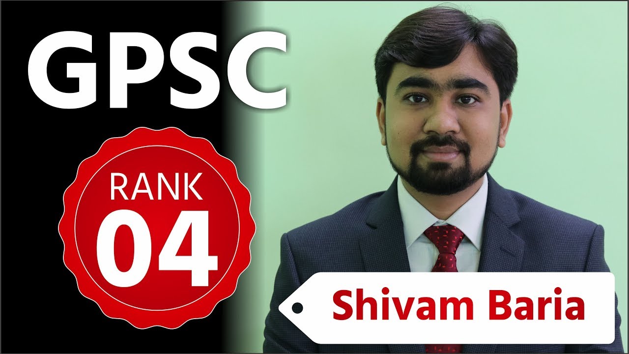 ( EP - 42 ) GPSC TOPPER RANK 4 SHIVAM BARIA By Ashok Gujjar # ...