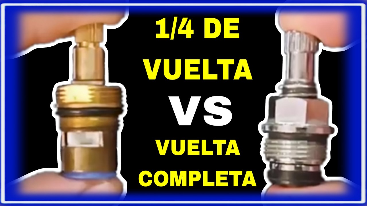 NO COMPRES ANTES DE VER ESTO 🔥 VÁSTAGO vs. CARTUCHO de CERÁMICA ⚙️ 1/4 ...