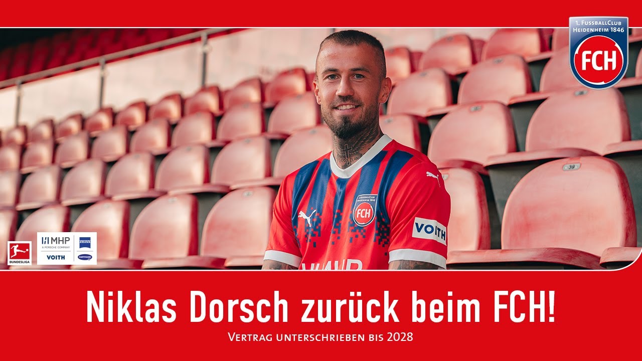 Niklas Dorsch zurück beim FCH! - YouTube