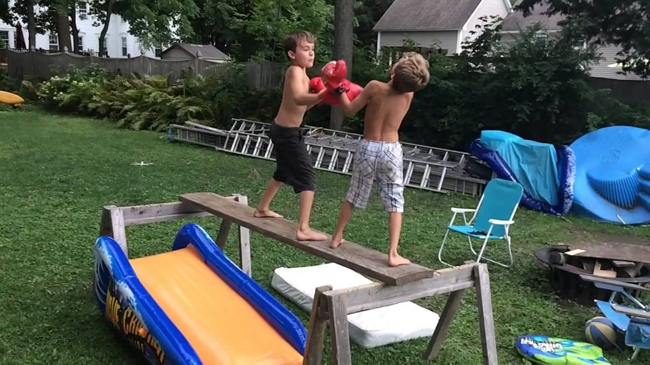 Backyard boxing - YouTube