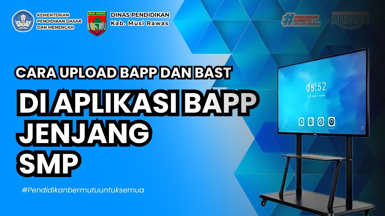 CARA UPLOUG BAPP BANTUAN IFP DI APLIKASI BAPP I JENJANG SMP - YouTube
