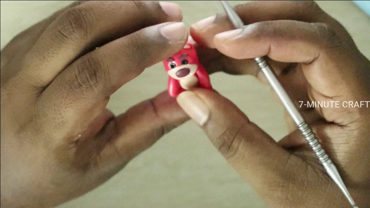 LOTSO FROM TOY STORY 3 - POLYMER CLAY TUTORIAL | 7 MINUTE CRAFT PRASATH ...