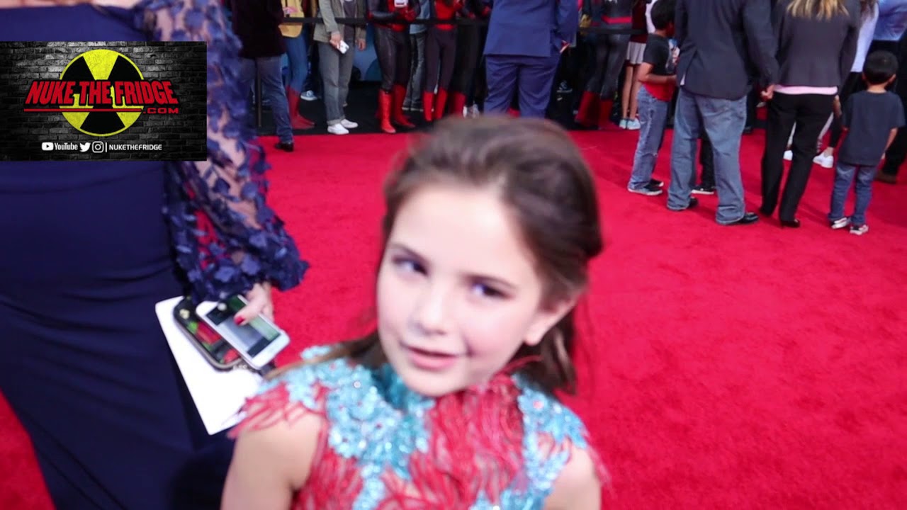 Lexi Rabe (Morgan Stark) at the Premiere of Spider-Man Far From Home ...