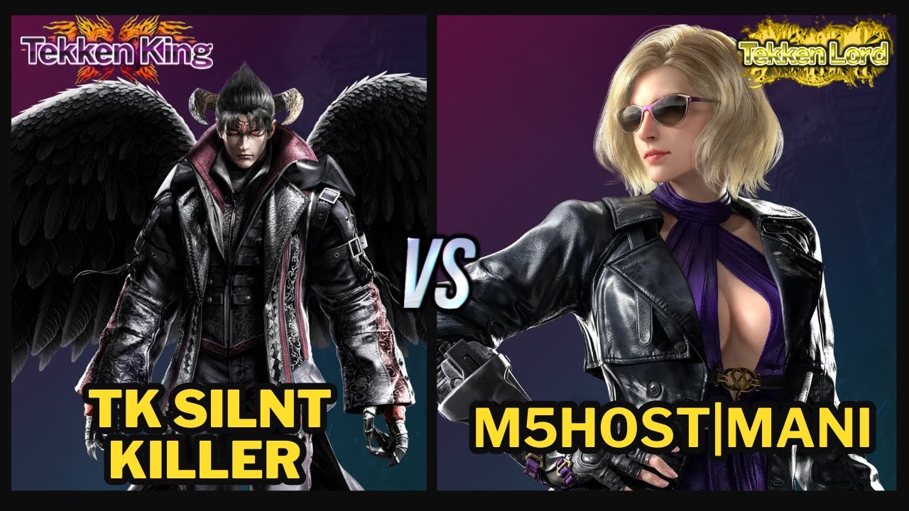 Tekken 8-M5Host Mani (Nina) Vs Tk Silent Killer (Devil Jin) - YouTube