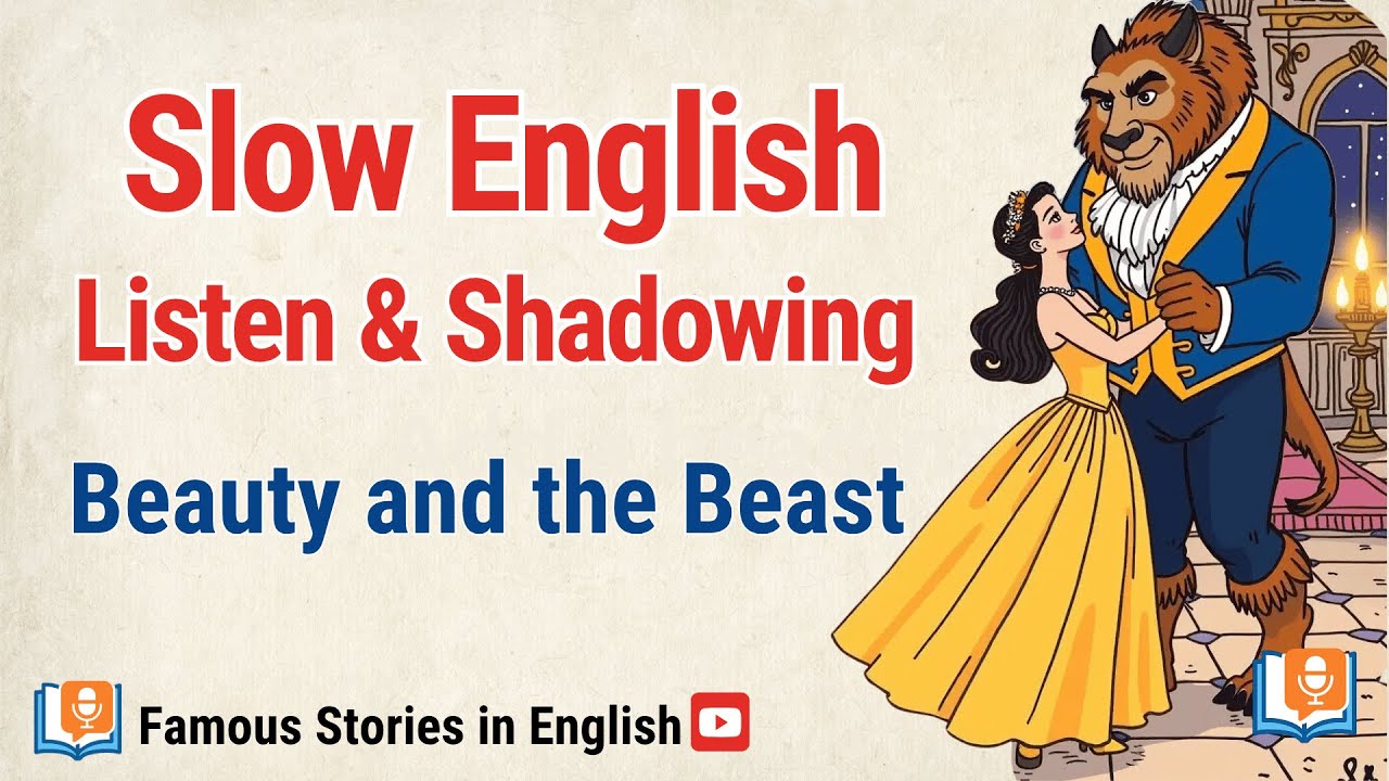 🔥 Beauty and the Beast | Spoken English Reading Practice | Learn to ...