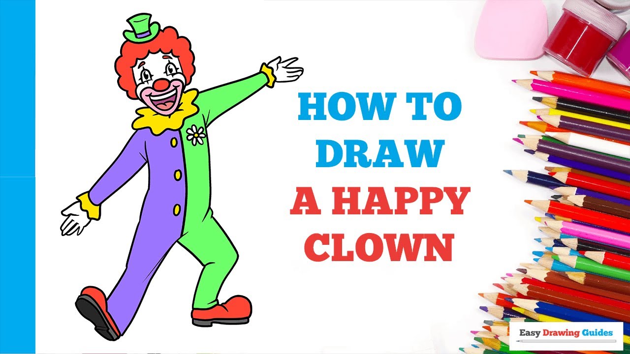 Happy Clown Drawings