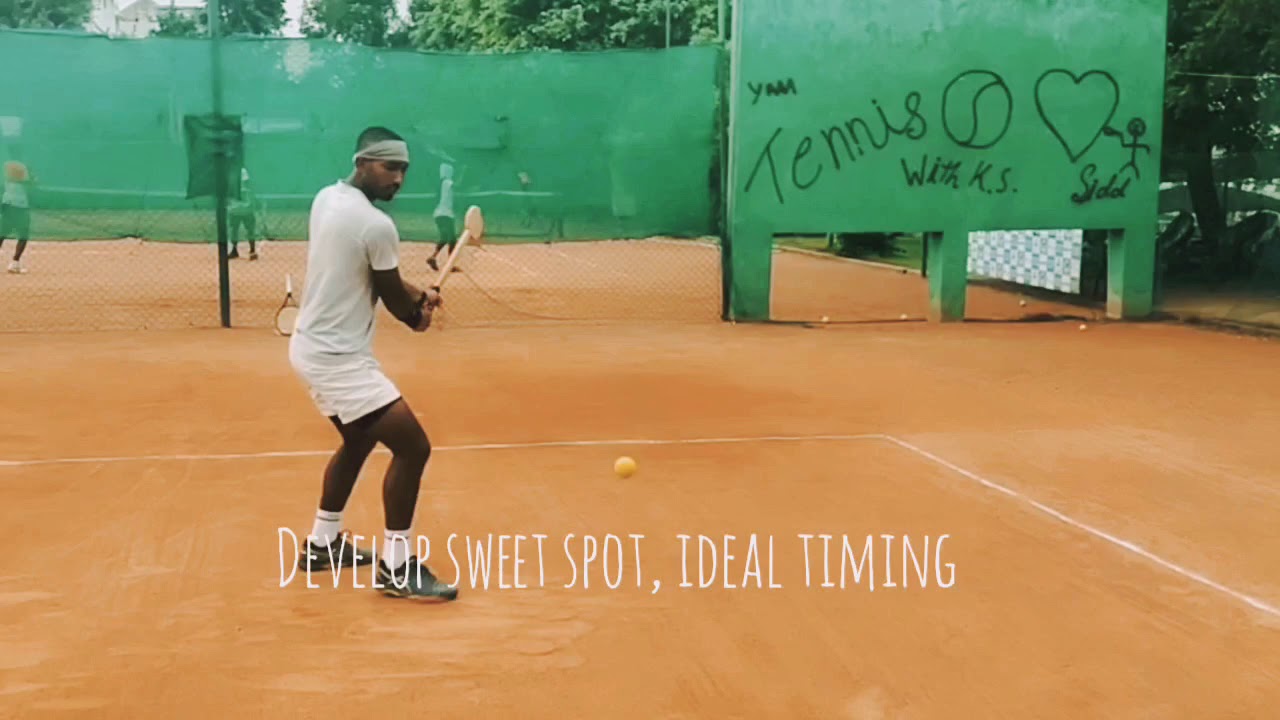 Best way to develop sweet spot & Timing in tennis - YouTube