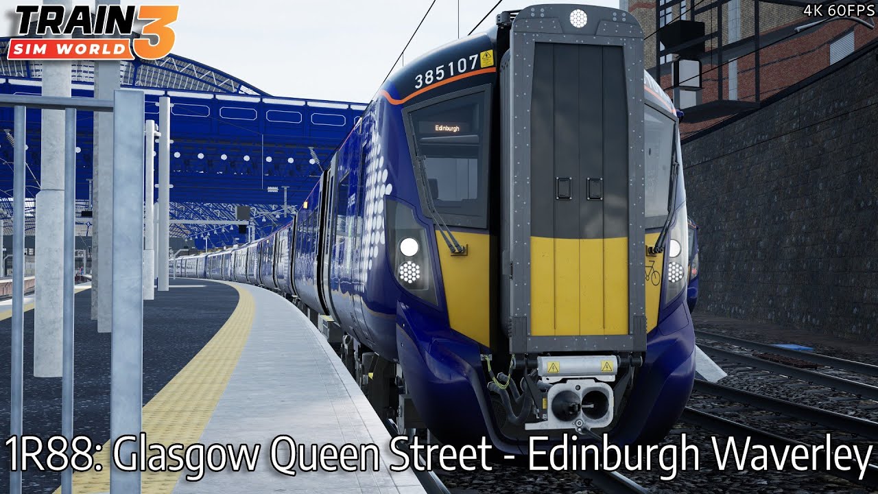 1R88: Glasgow Queen Street - Edinburgh Waverley - ScotRail Express ...