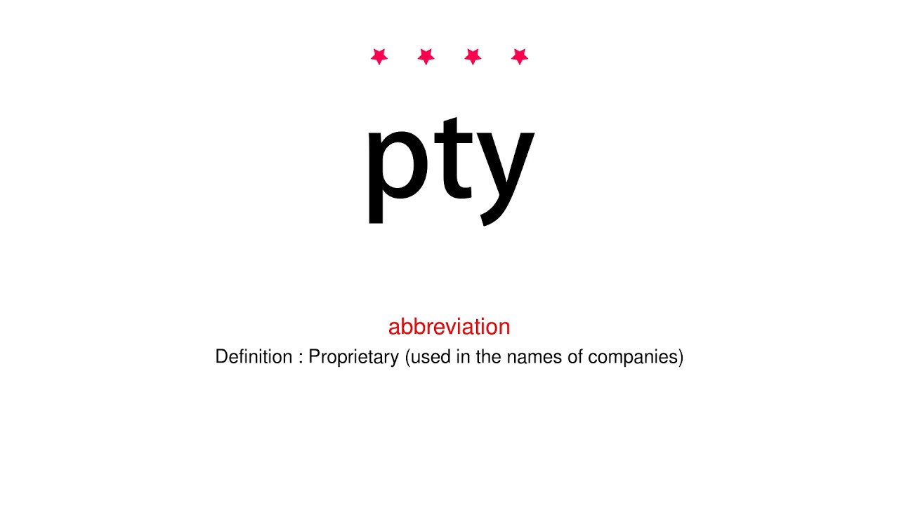 How to pronounce pty - Vocab Today - YouTube